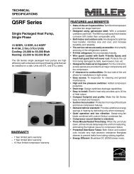 Condenser Specification Sheets