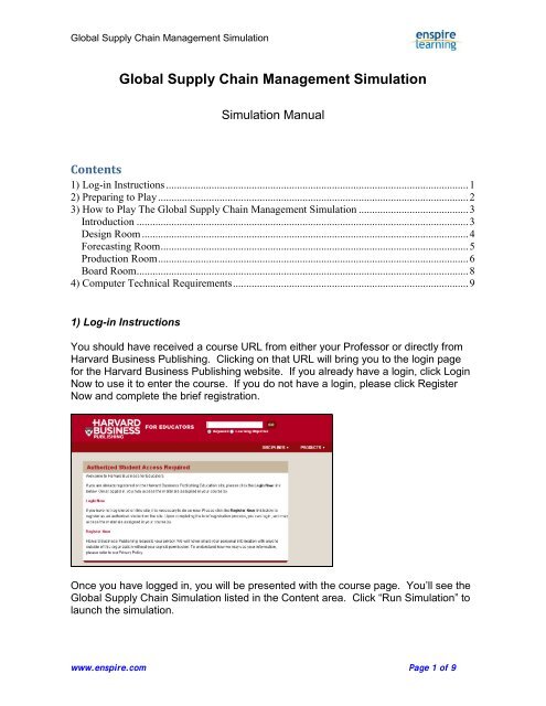 Global Supply Chain Management Simulation - Temple Fox MIS