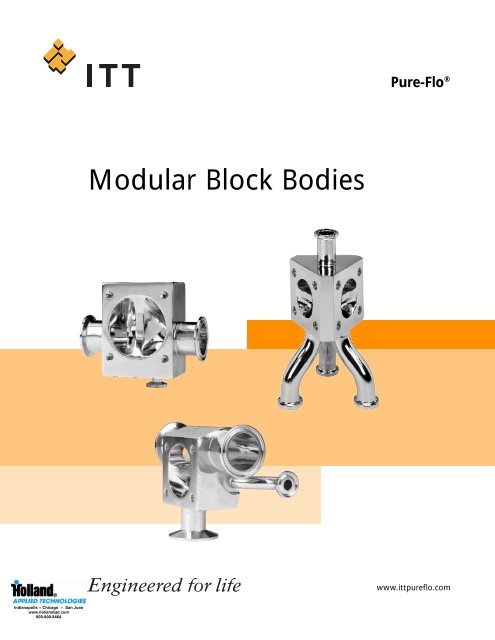 ITT Pure-Flo Modular Block Bodies - Holland Applied Technologies
