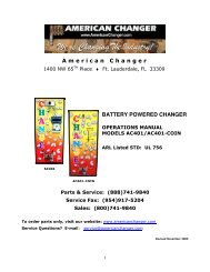 Model AC2225 Manual - American Changer