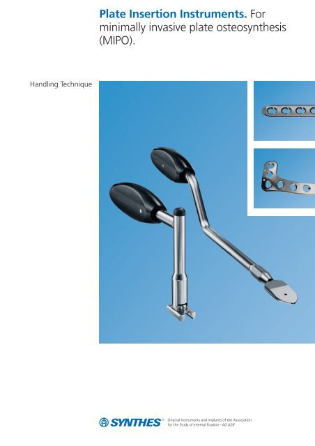 Plate Insertion Instruments - Synthes