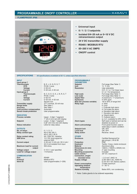 X48AV1 - Radix Process Instrumentation