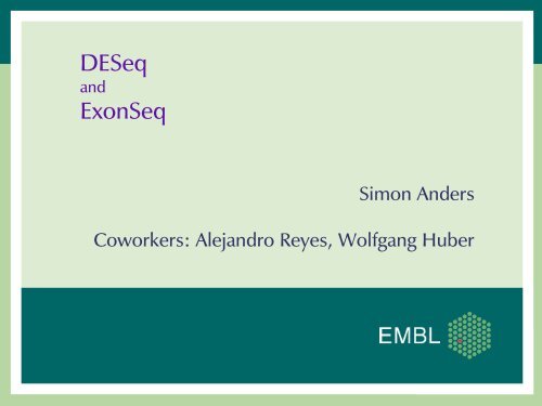 DESeq for Alternative Splicing - Bioconductor