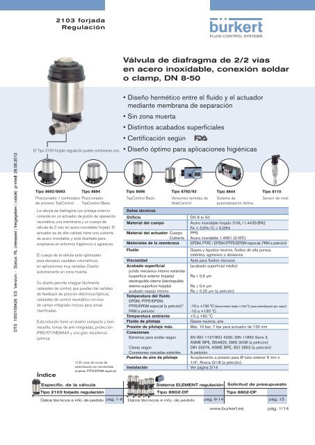 LAYOUT DRAFT 1 - BÃ¼rkert Fluid Control Systems