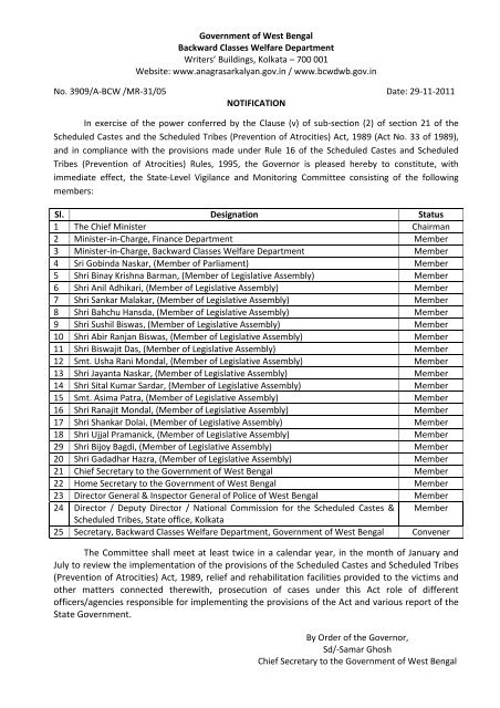 Download - Backward Classes Welfare Department