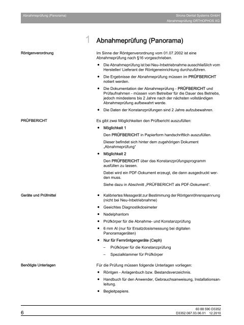 Abnahmeprüfung (Panorama