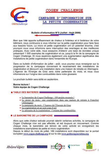 COGEN CHALLENGE - COGEN Europe