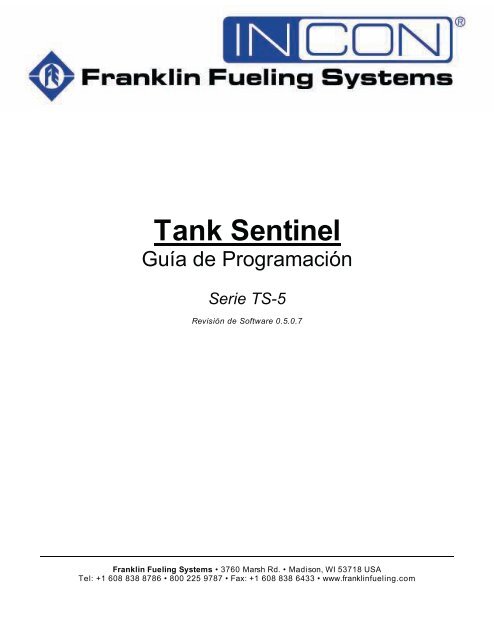 Tank Sentinel - Franklin Fueling Systems