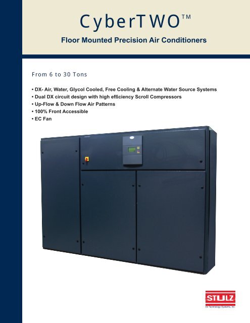 CyberTWO Cut Sheet.indd - Stulz Air Technologies Inc.