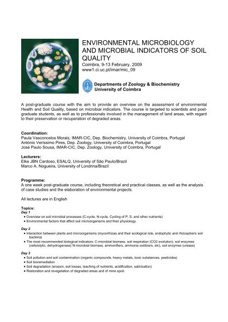 environmental microbiology and microbial indicators of soil quality