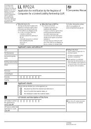 Form 371s - Companies House