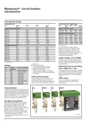 Masterpact circuit breaker accessories