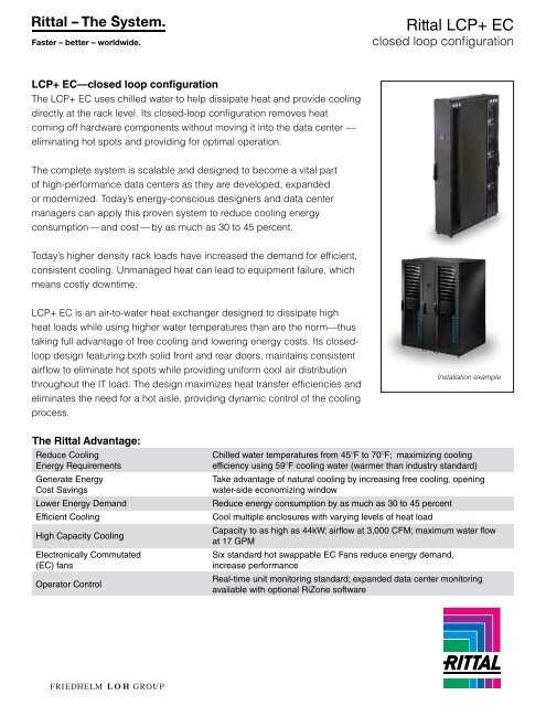 Rittal LCP+ EC - A-TRAC