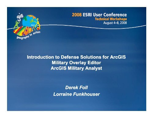Introduction to Defense Solutions for ArcGIS Military Overlay Editor ...