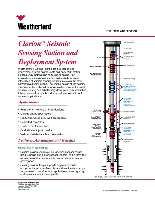 Clarion Seismic Sensing and Deployment System - Weatherford ...