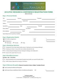 Conference evaluation Form