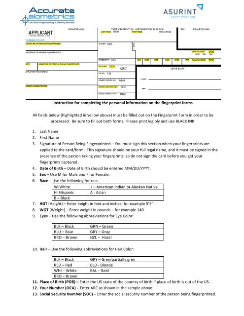 Download FBI FD258 Fingerprint Form Accurate Biometrics, 58% OFF Download FBI FD258 Fingerprint Form Accurate Biometrics, 58% OFF