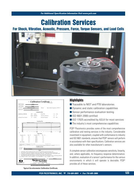 Calibration Services - Synotech Sensor und