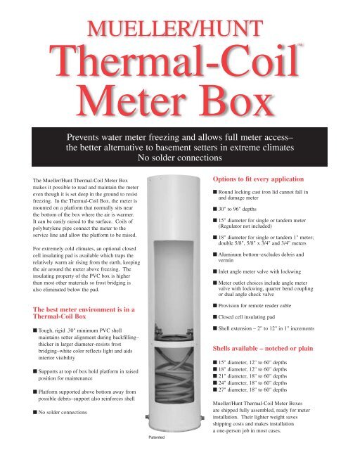 Thermal-CoilÂ® Meter Box - Mueller Co.