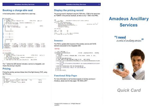 amadeus pnr creation