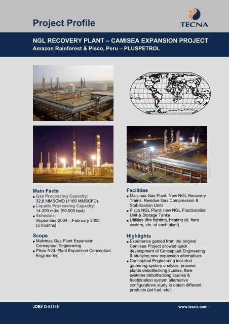 Camisea Expansion Project - Tecna