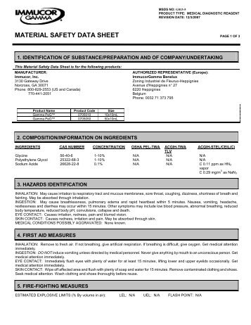 Gamma-clone Control, Gamma-clone Anti-c (Monoclonal), Gamma ...