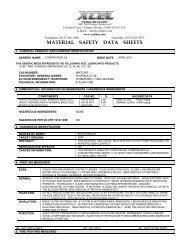 Download MSDS - Xcel Lubricants