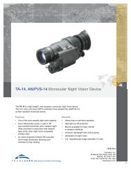 an/pvs-26 universal night sight™ (lrlp) generation 3 pinnacle