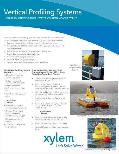 Vertical Profilers - YSI Systems