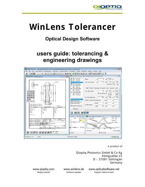 Tolerancer Manual - WinLens