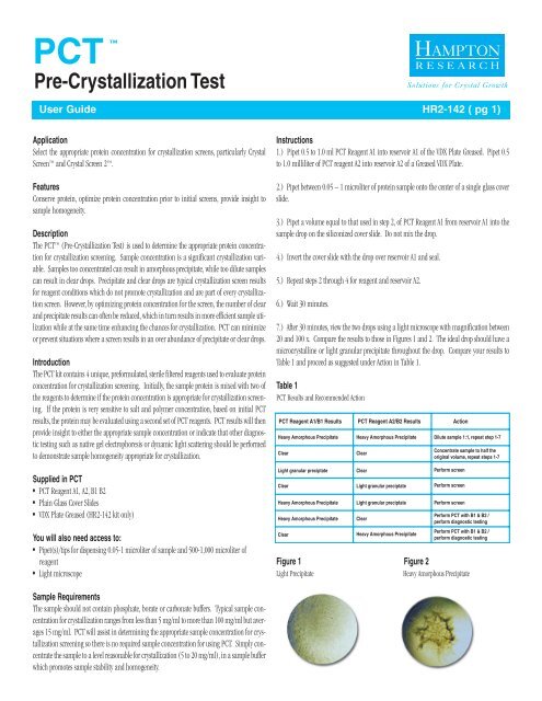 PCT - Hampton Research
