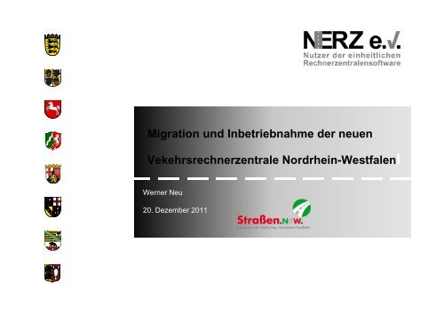 Migration und Inbetriebnahme der neuen ... - NERZ eV