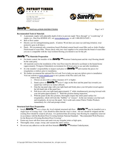 INSTALLATION INSTRUCTIONS Page 1 of 3 ... - LowesLink