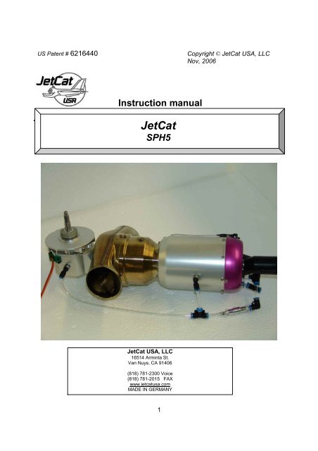 Instruction manual V5.0 ECU - JetCat