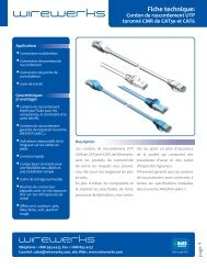 Product Data Sheet: Cleaning Products - Wirewerks