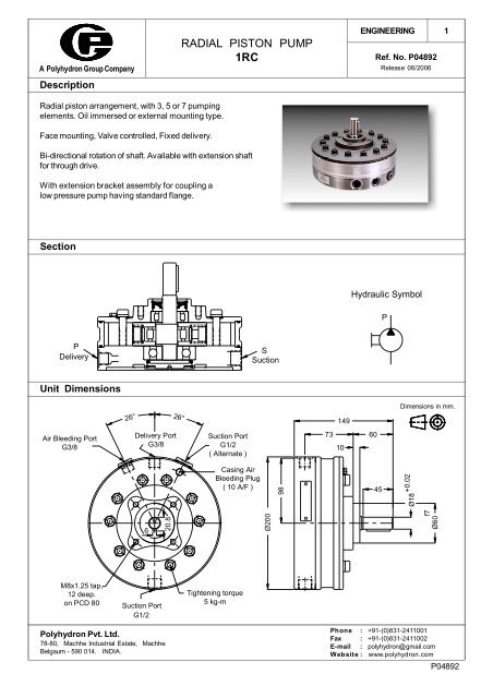 pplserver\RND\PRODUCT RANGE\D - Polyhydron Group of Industries.