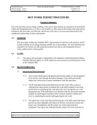 E12 - Hot Work Procedures