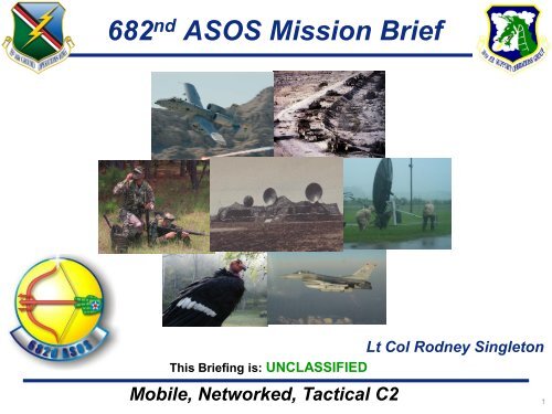 682nd ASOS Mission Brief