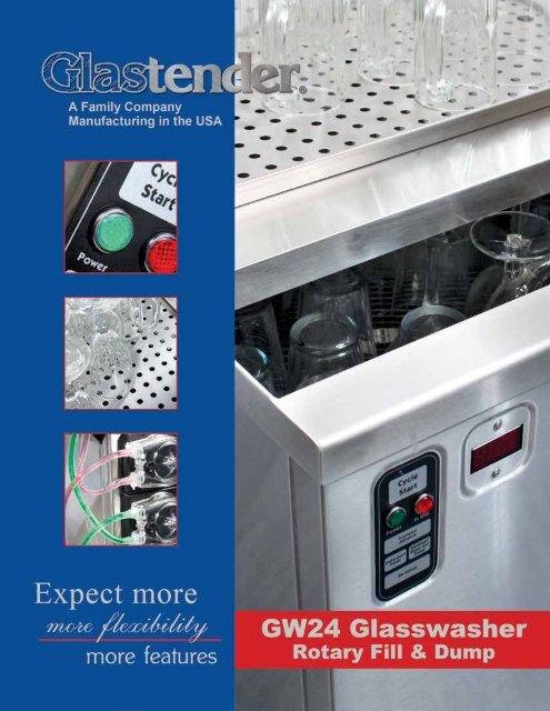 GW24 - Redefining the Rotary Glasswasher - Glastender, Inc.