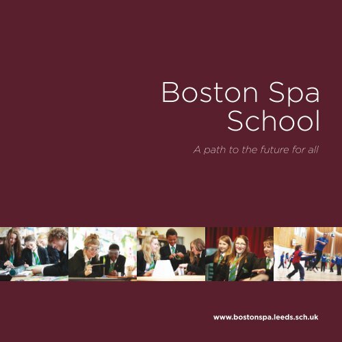 Boston Spa School Prospectus