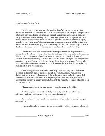 CONSENT FORM FOR SURGICAL TOOTH EXTRACTIONS AND ...