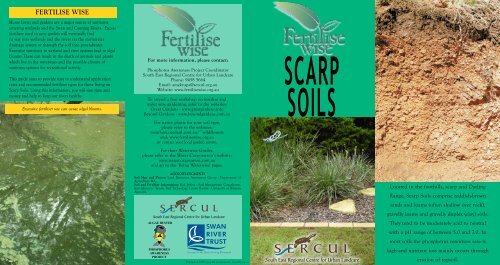 Fertilise Wise Guide - SERCUL