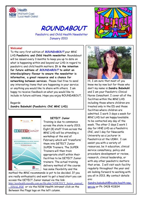 January 2013 - Northern Child Health Network