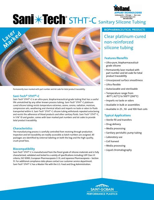 Download the Sani-Tech STHT-C Brochure