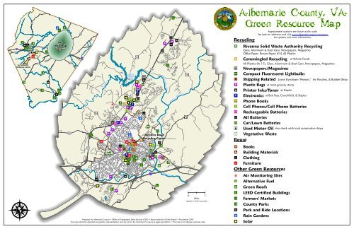 Albemarle County, VA Green Resource Map