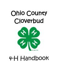 4-H Cloverbud Activity Book A - Taylor County - University of ...