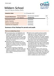 Examples of Personal Statements from GTP ... - Wildern School