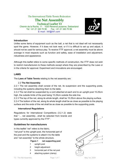 The Net Assembly - ITTF