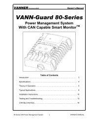 model 20-1050cul - Vanner