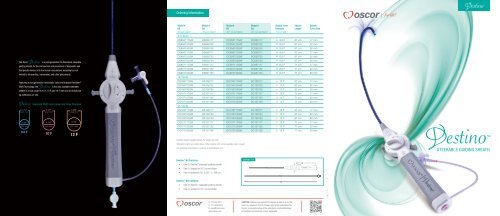 Destino â ¢ bidirectional steerable guiding sheath ... - Oscor.com